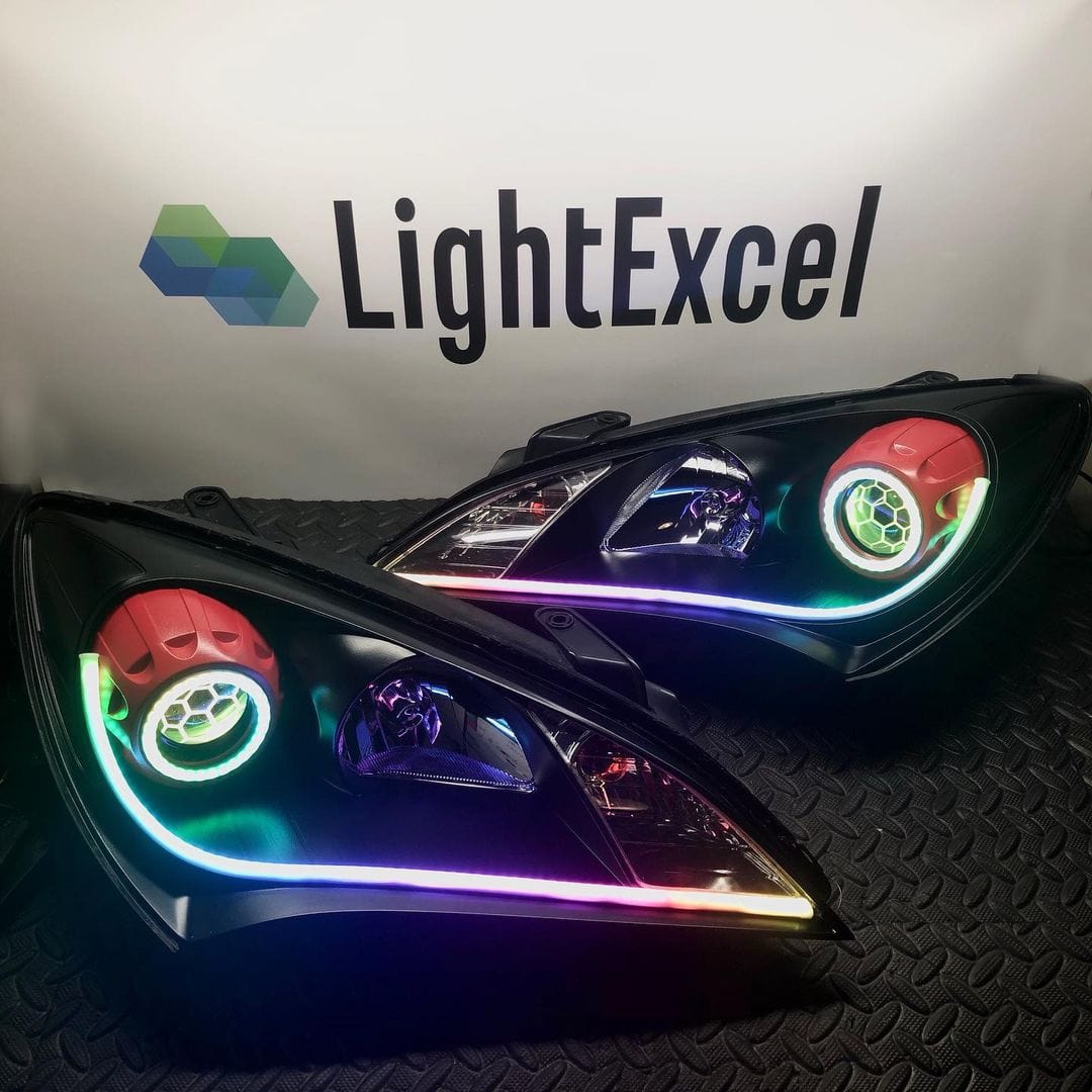 Genesis Coupe Custom OEM Headlights (2010-2012) – LightExcel