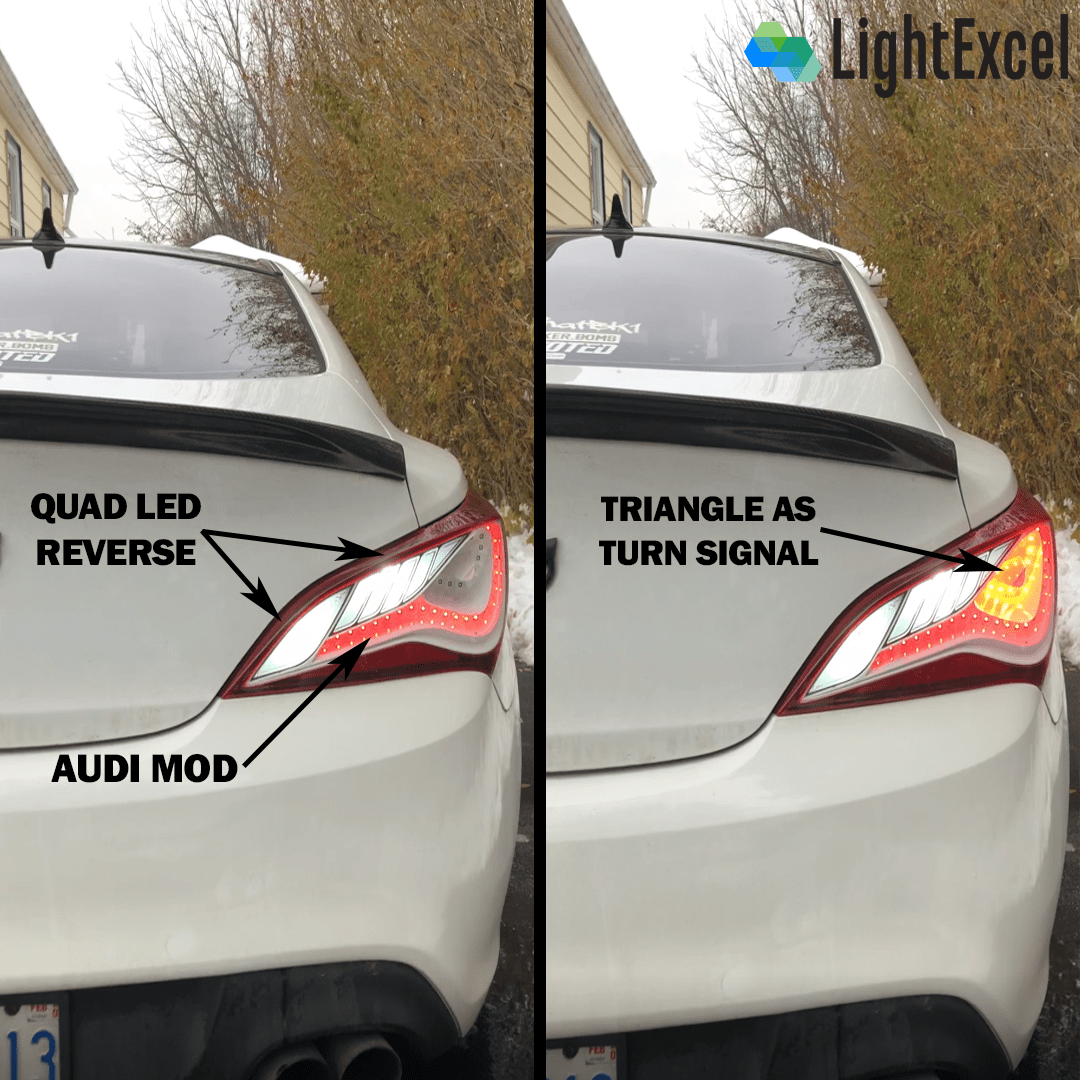 Triangle as Turn + Quad LED Reverse Module – LightExcel